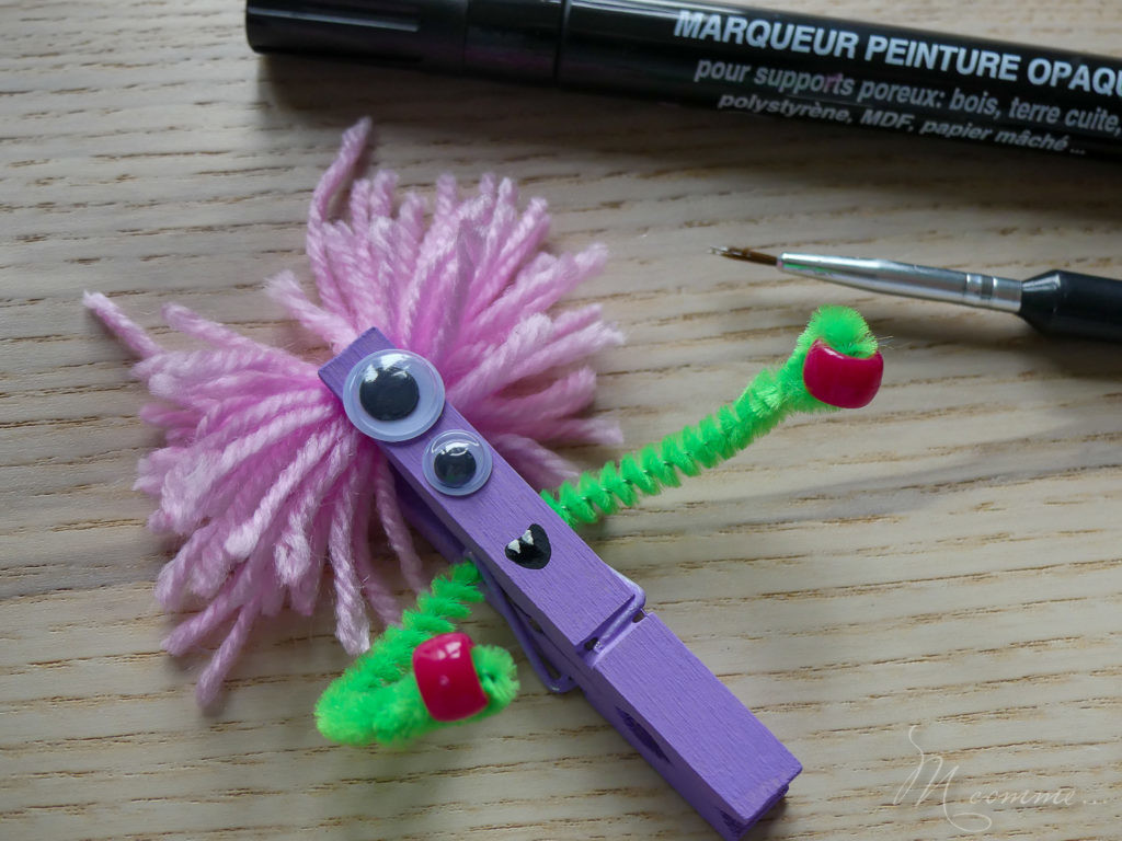 Tuto pinces monstres d’Halloween ! Pas du tout effrayants… - M comme...